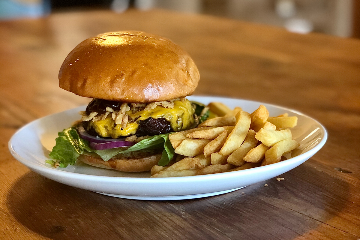 The BBQ Ostrich Burger | American Ostrich Farms