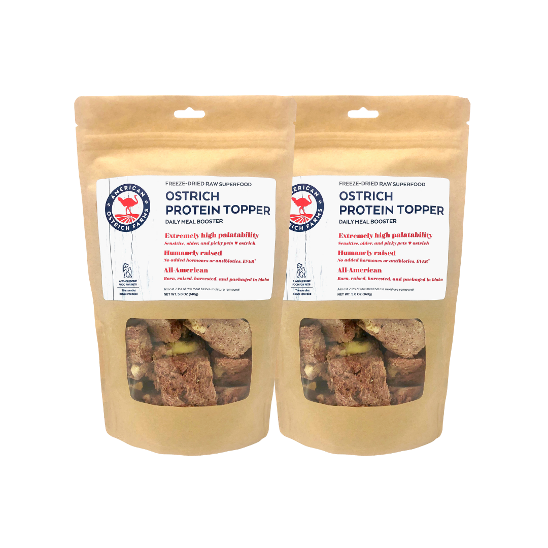 Freeze-Dried Protein Topper – American Ostrich Farms